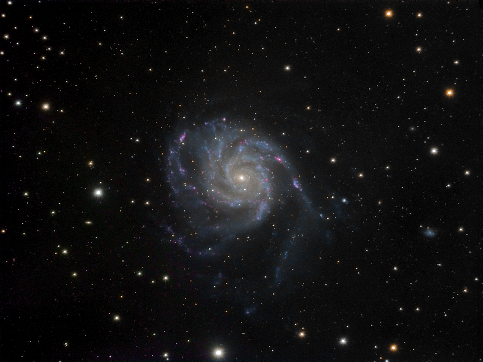 M101 - Pinwheel Galaxy - chromosphere