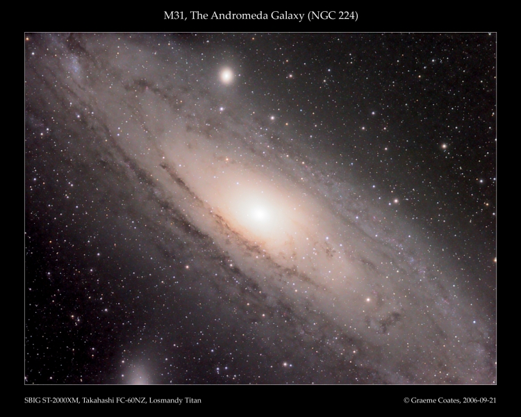 M31 (NGC 224) - The Andromeda Galaxy - chromosphere